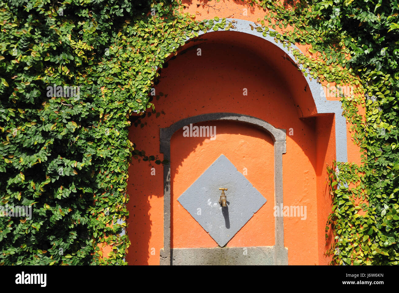 detail historical outdoor madeira old ancient faucet sink still life ...