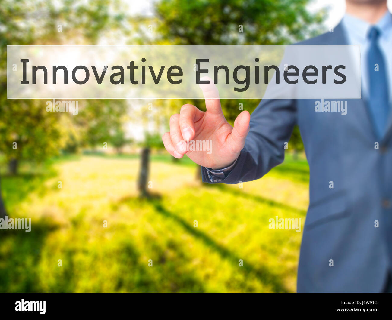 Innovative Engineers - Businessman hand pressing button on touch screen ...