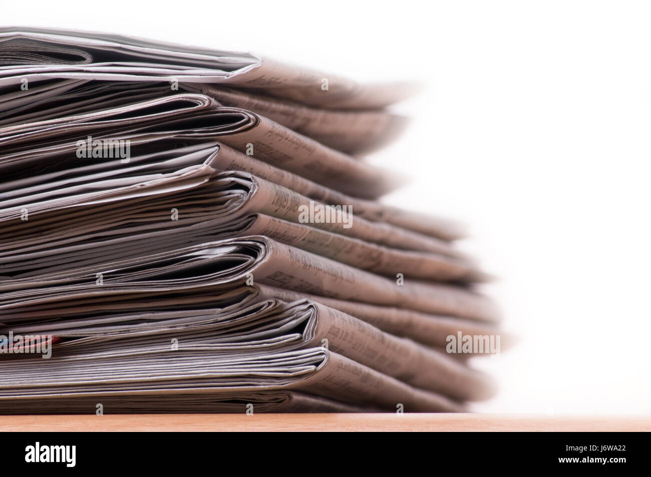 a pile of newspapers Stock Photo - Alamy