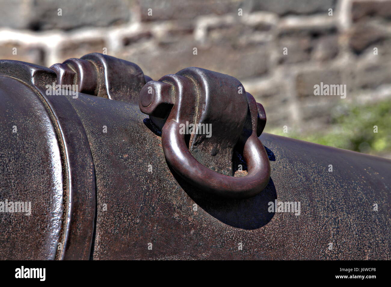 antique rusty rust powder position military gun firearm medieval castle ...