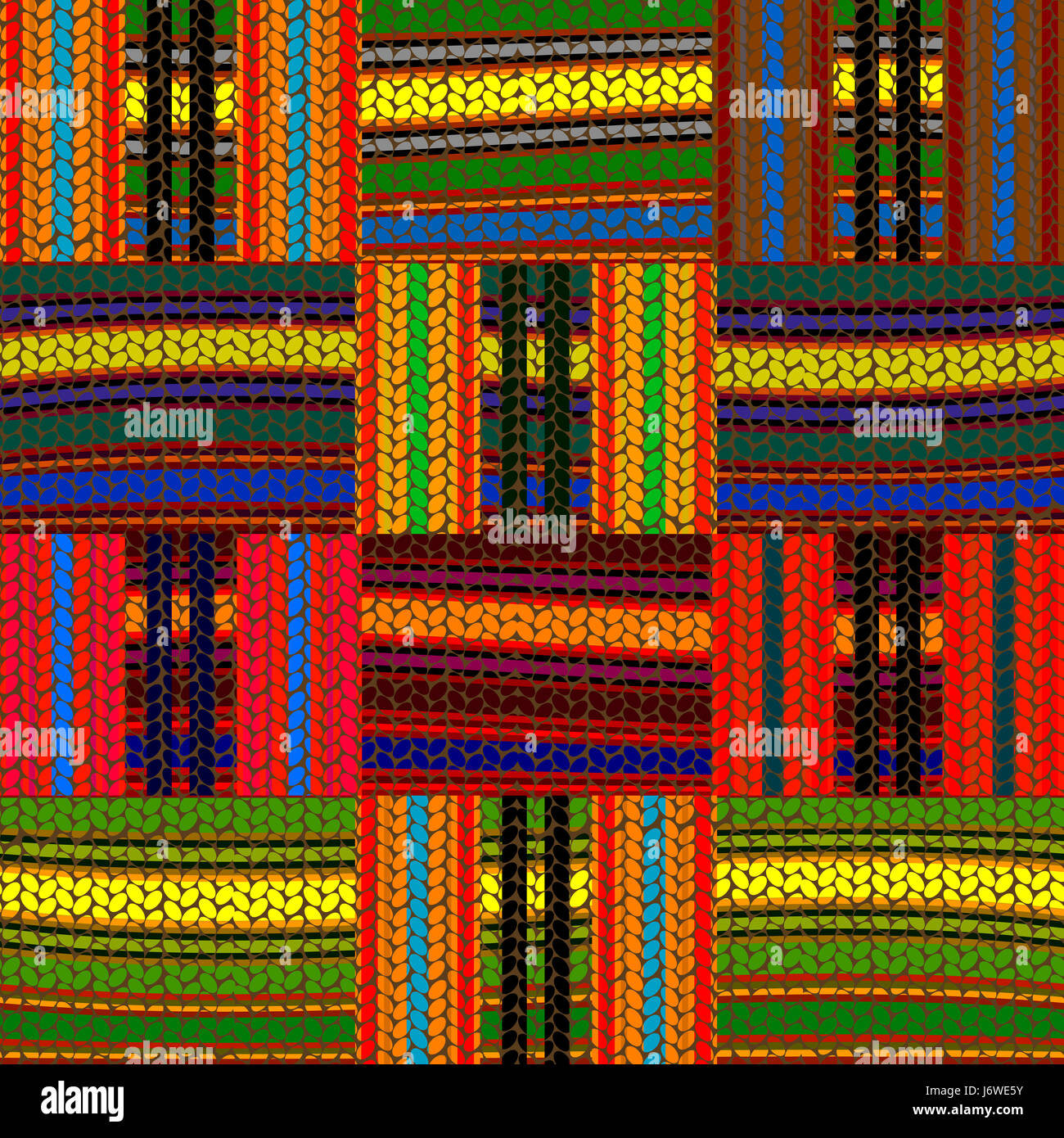 Kente Cloth Clipart Border