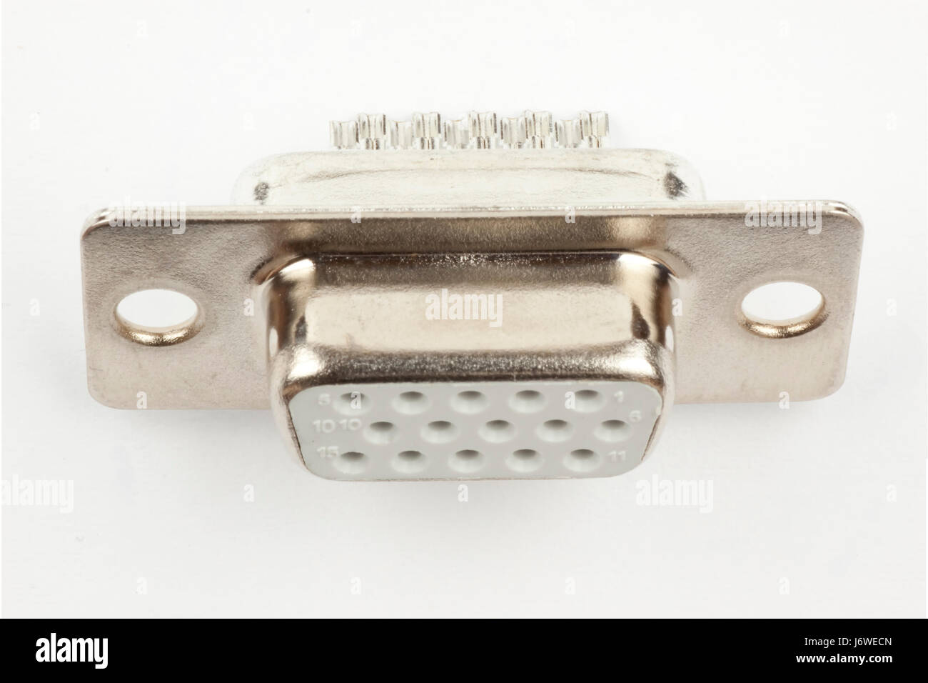 female connector socket isolated electronics cut-out jack clicking ...