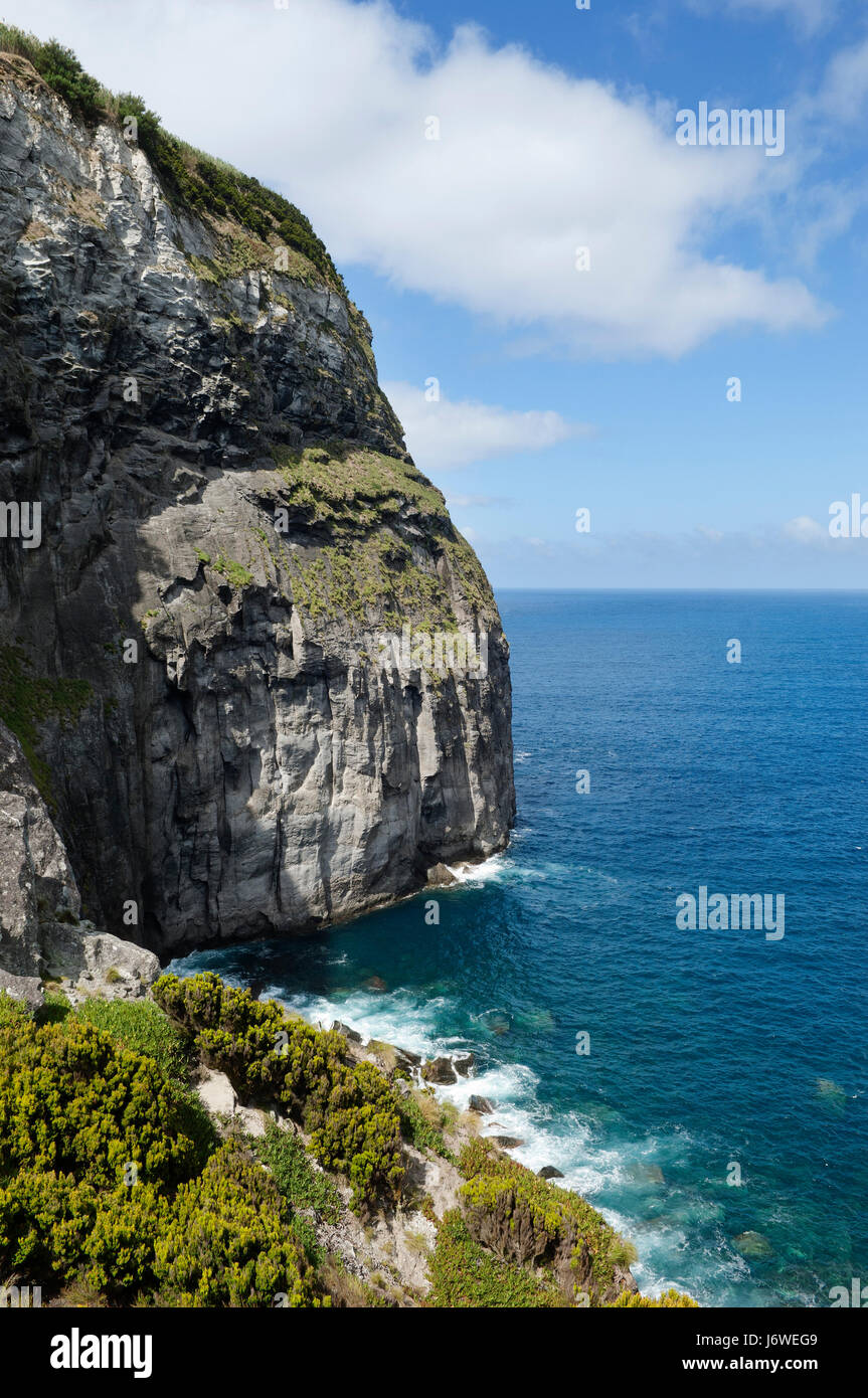 formation rock cliff azores volcanic design shaping shape model figure ...