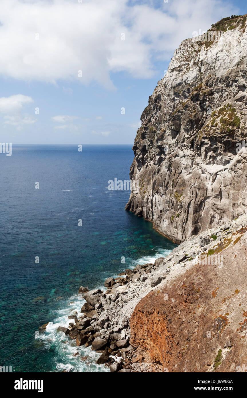 formation rock cliff azores volcanic design shaping shape model figure ...