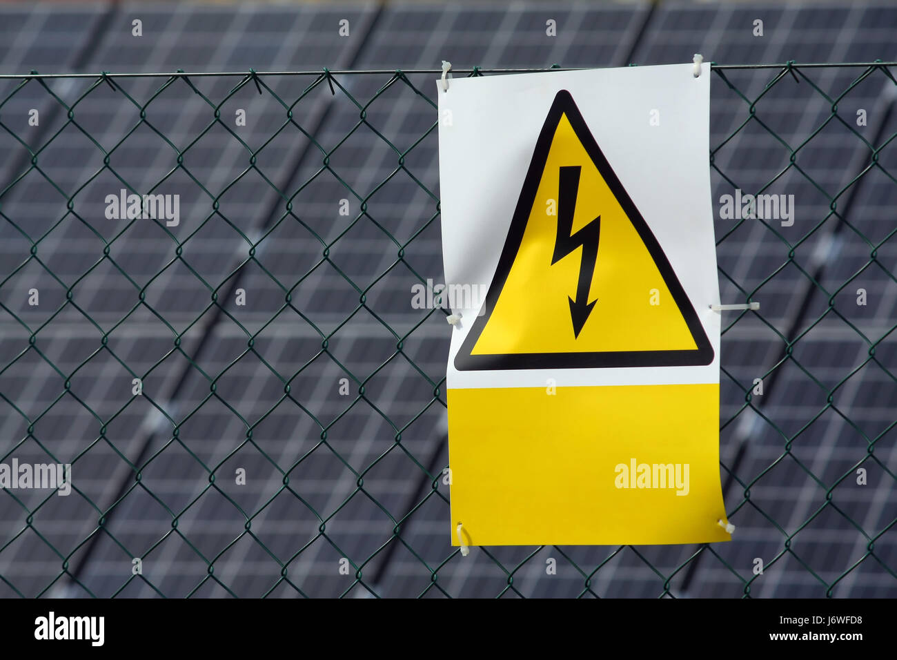 energy power electricity electric power solar sign station danger board ...