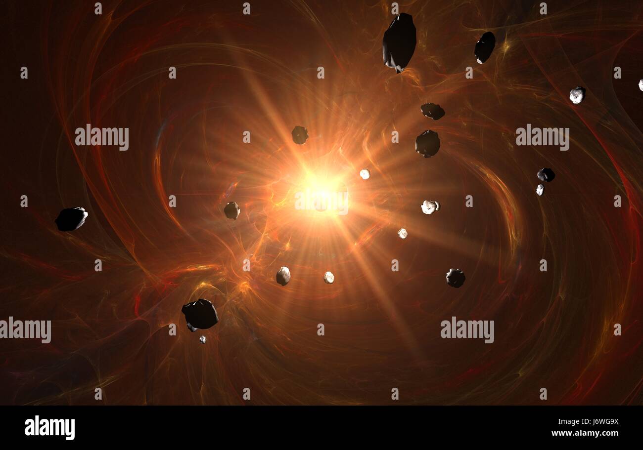 space hell inferno explosion burst red light environment enviroment ...