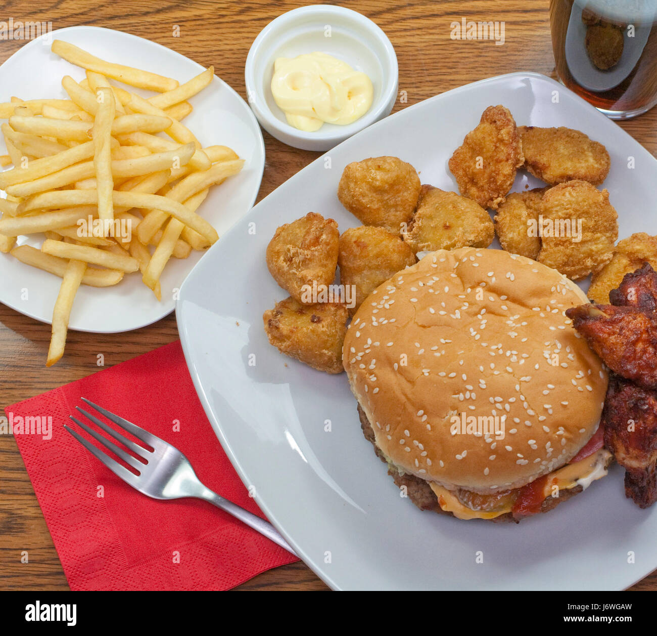 fast food court Stock Photo - Alamy