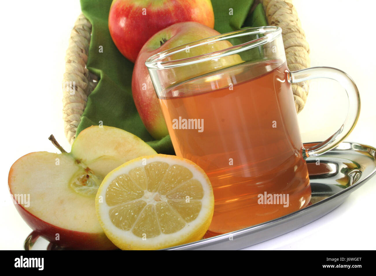apple lemon tea Stock Photo - Alamy