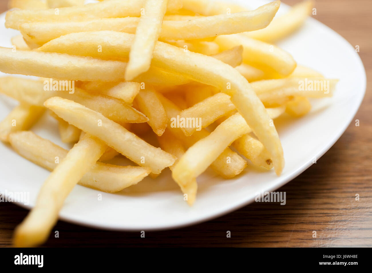 french fries on a plate Stock Photo - Alamy