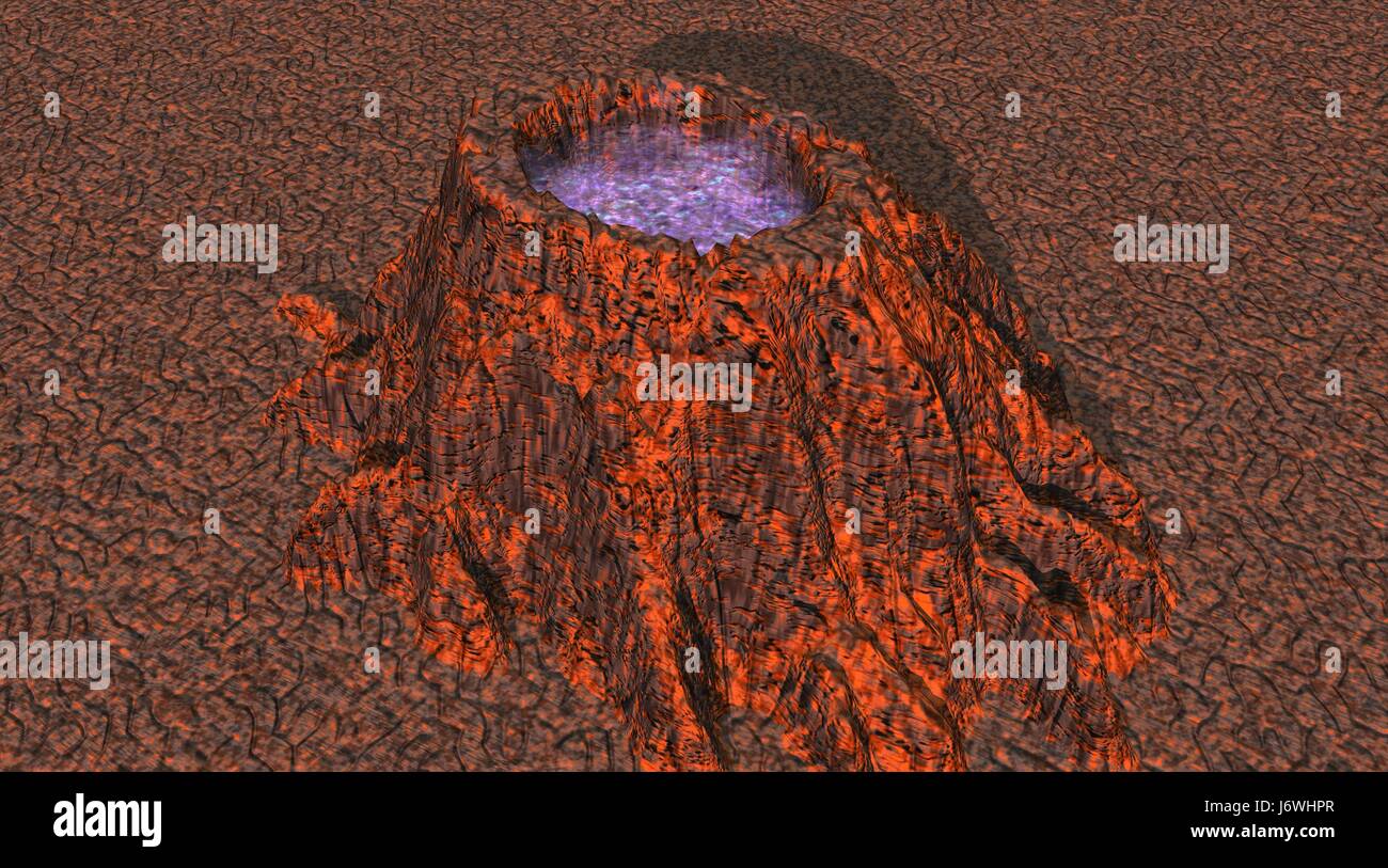 smoke smoking smokes fume danger crater lava eruption mountain vulcan ...