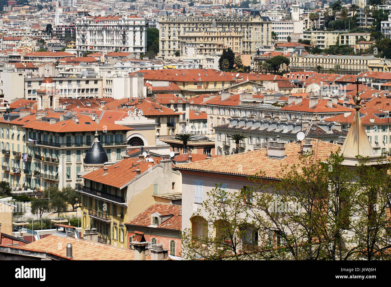 city town france sight view outlook perspective vista panorama lookout ...
