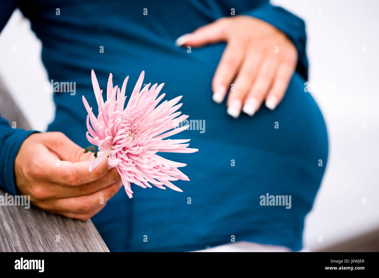 Woman Flower Plant Beach Seaside The Beach Seashore Belly Tummy