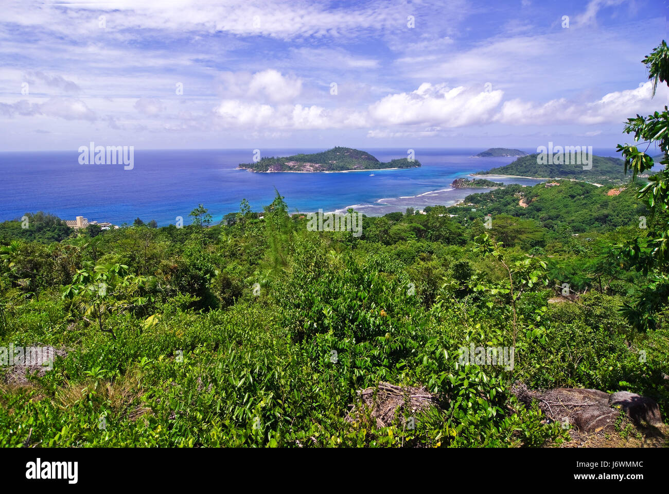 mahe in the seychelles Stock Photo - Alamy