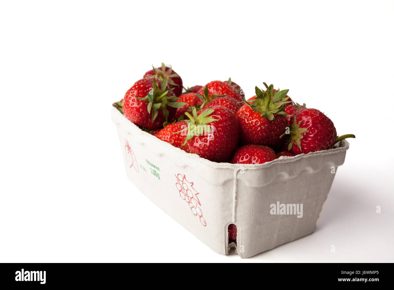 Strawberry cardboard basket berry hi-res stock photography and images ...