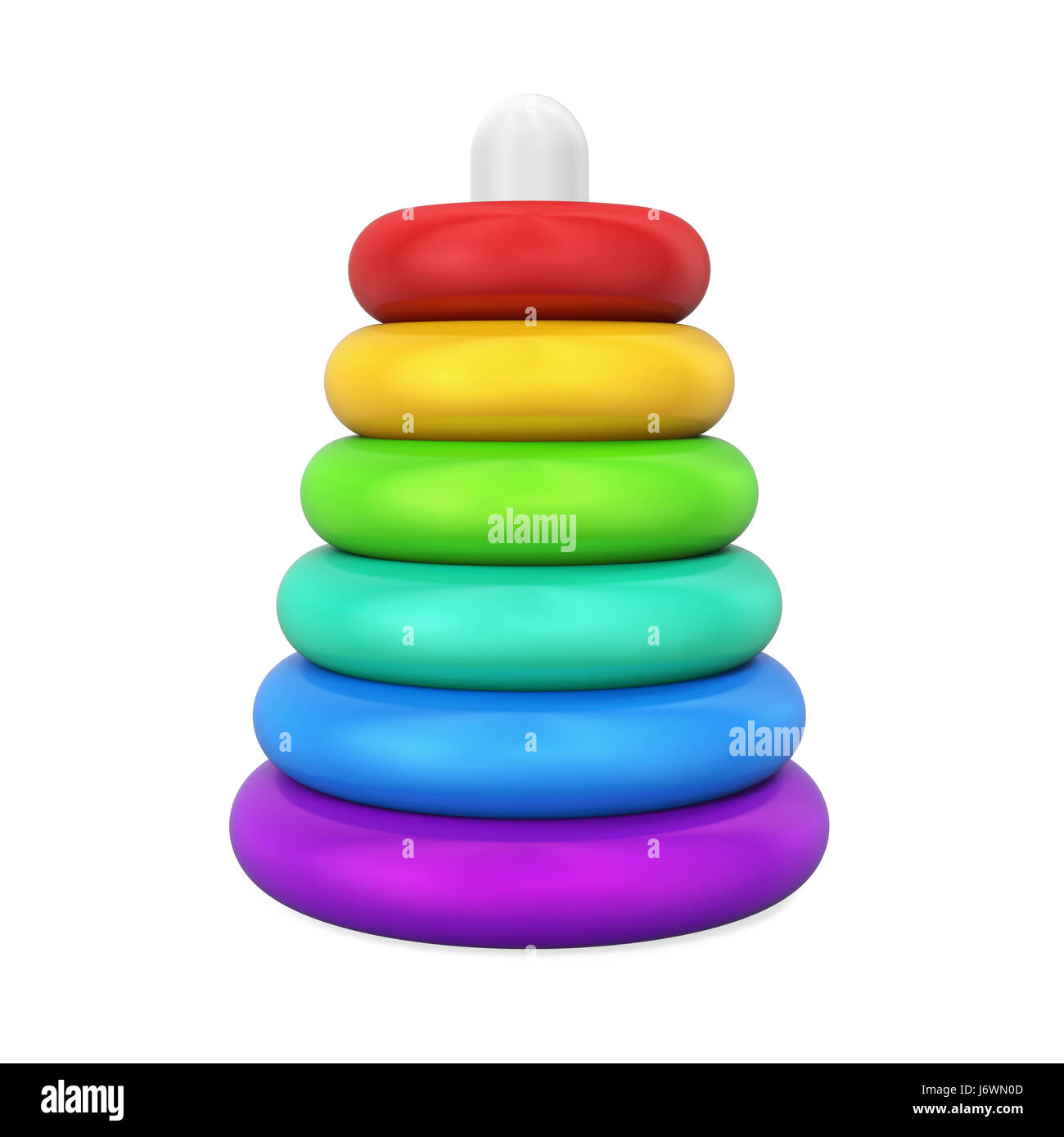Pyramid Toy Isolated Stock Photo - Alamy