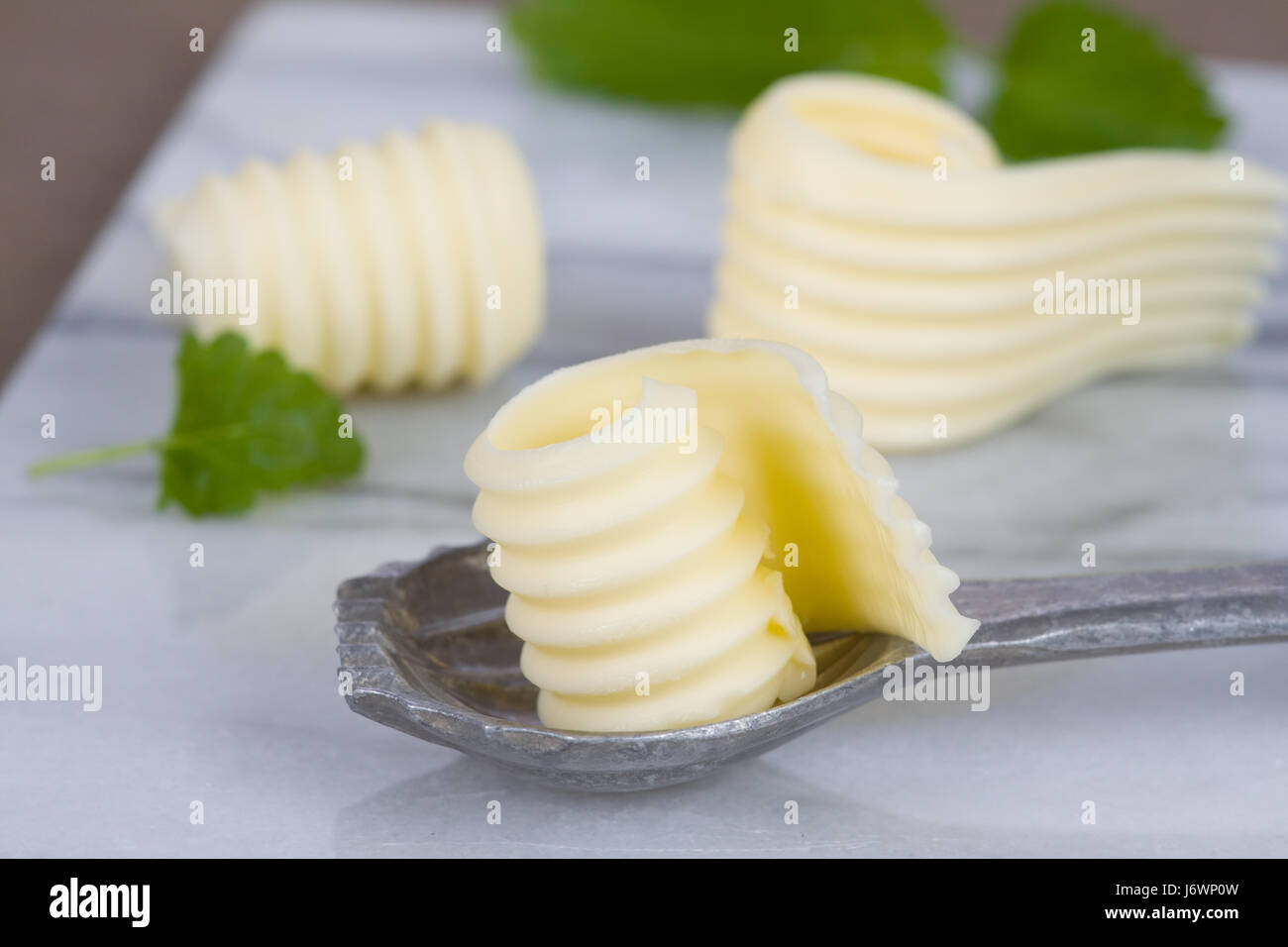 butter on spoon Stock Photo - Alamy