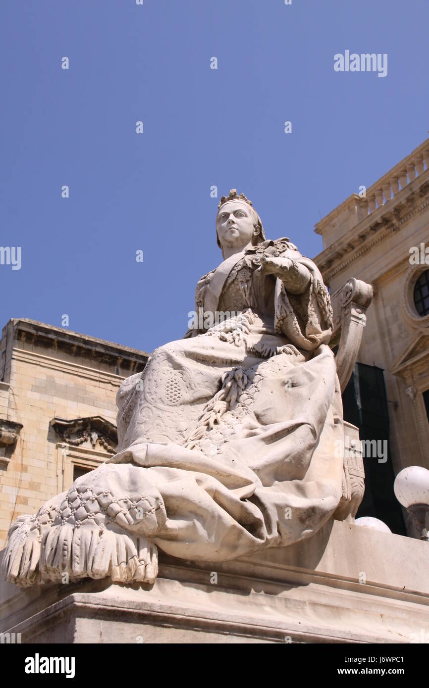 historic statue in malta Stock Photo - Alamy