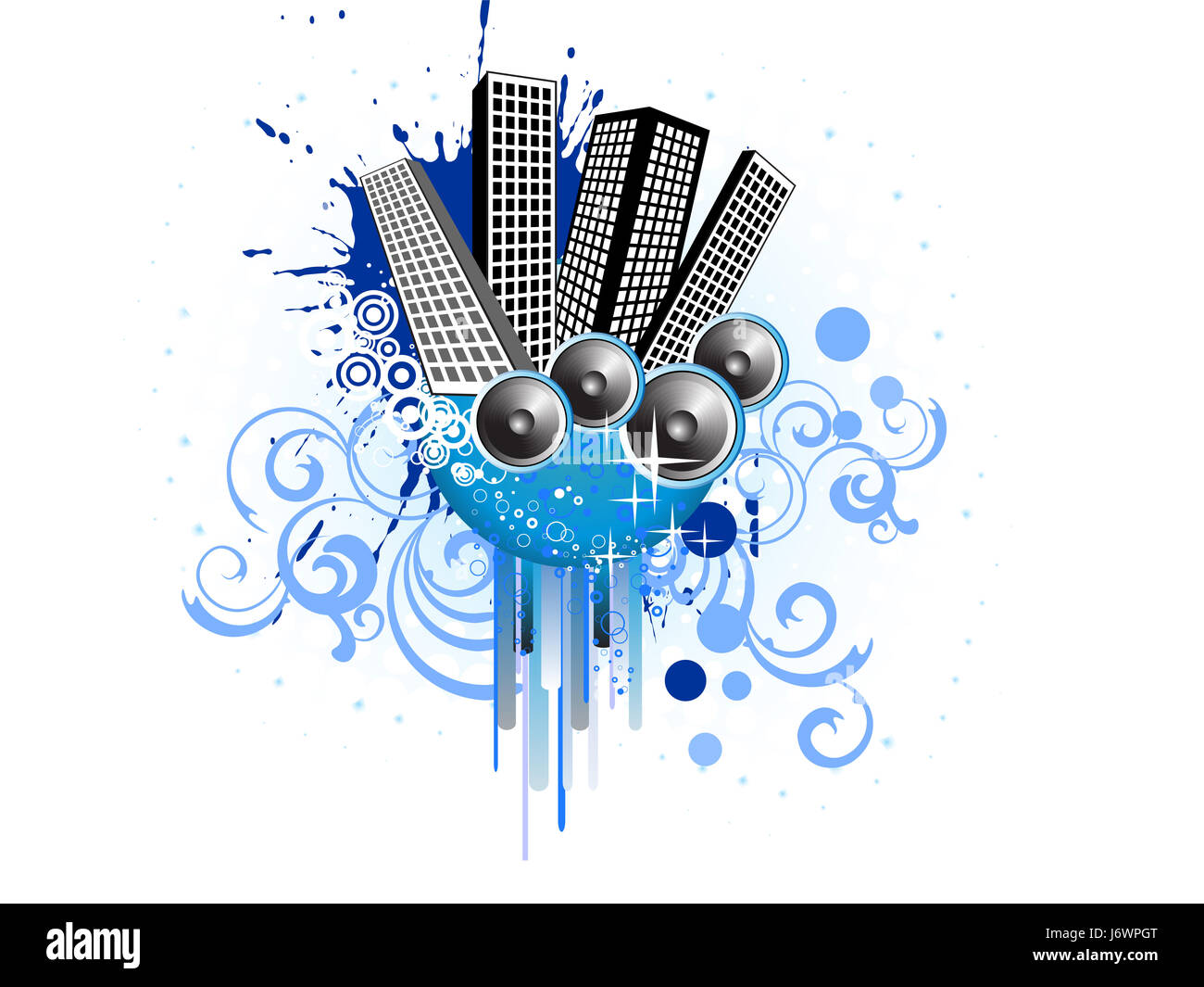 City town tower glass Cut Out Stock Images & Pictures - Alamy