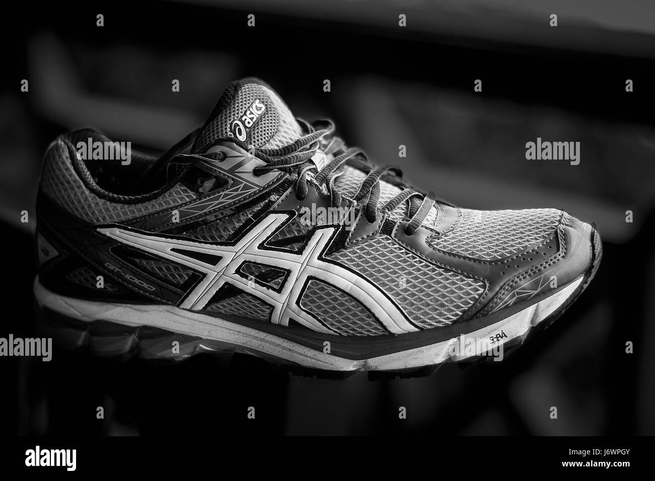 Asics Shoes pictures for advertising in print or on billboards Stock ...