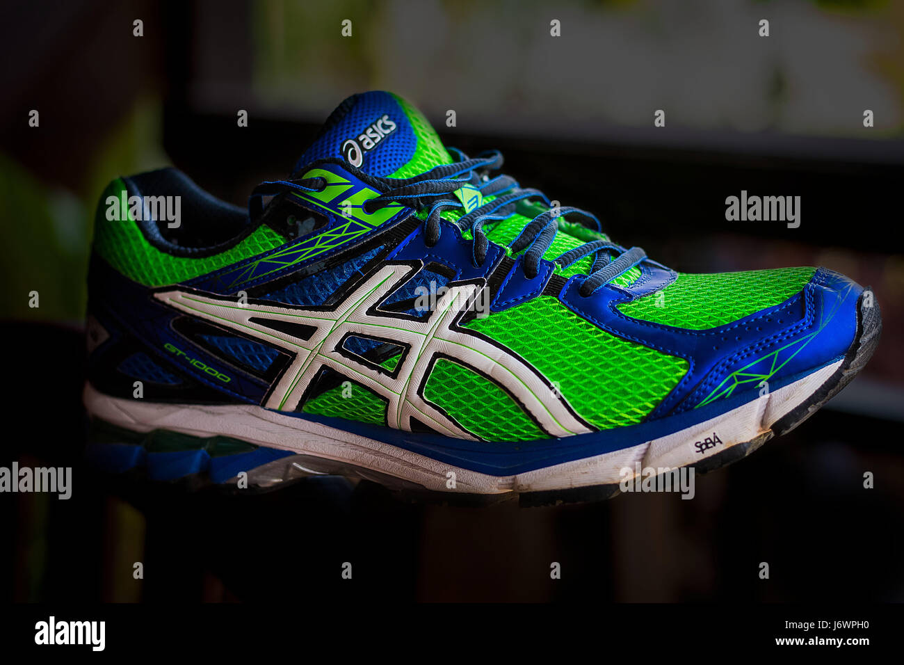 Asics Shoes pictures for advertising in print or on billboards Stock ...