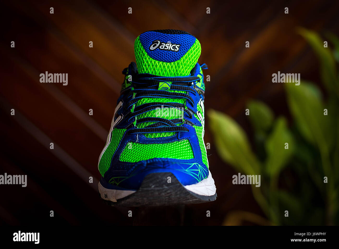 Asics Shoes pictures for advertising in print or on billboards Stock ...