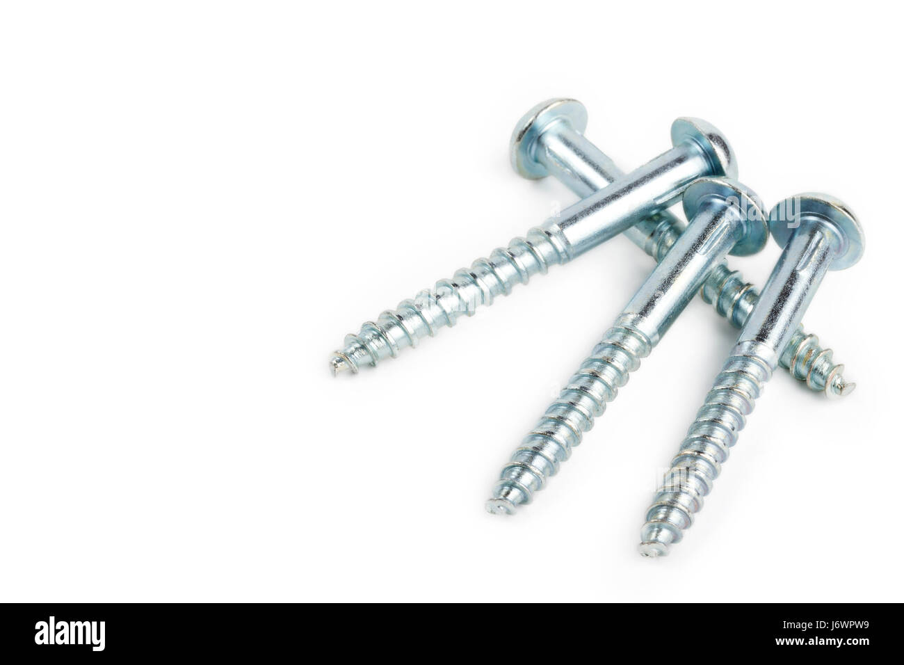 four wood screws Stock Photo - Alamy