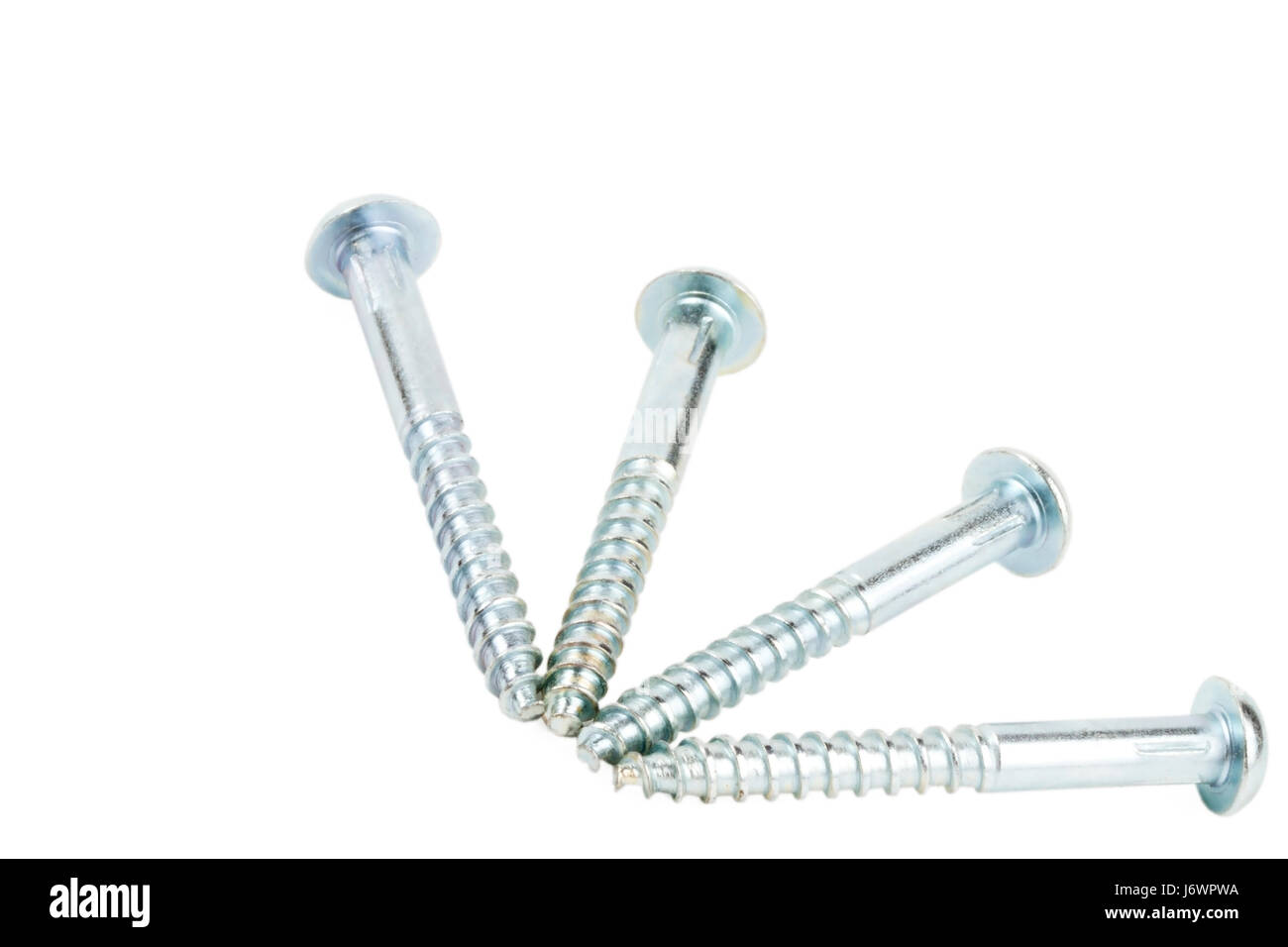 four wood screws Stock Photo - Alamy