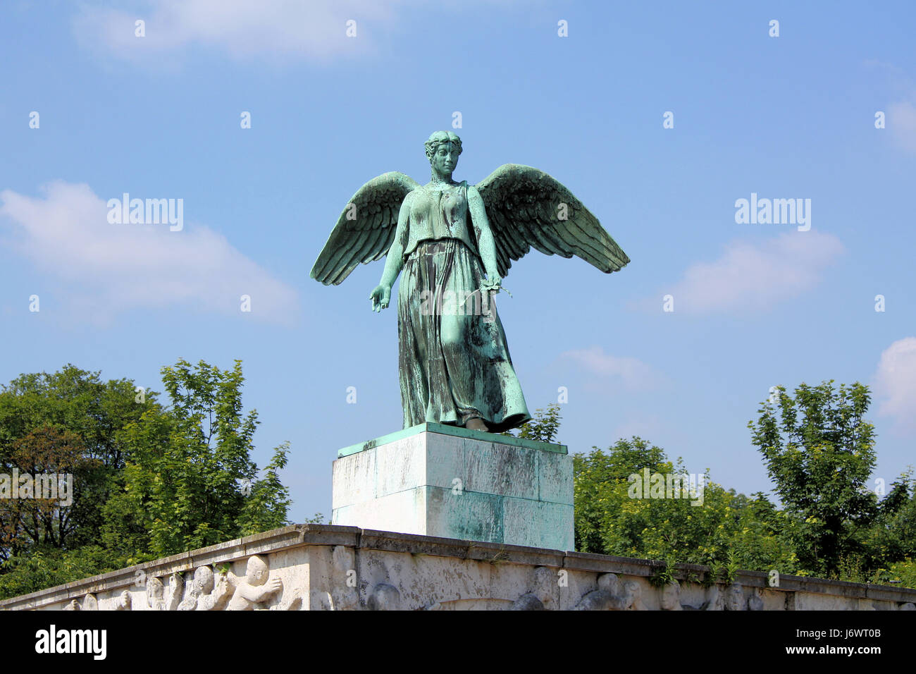 statue angel angels goddess pedestal plinth relief copenhagen guardian ...