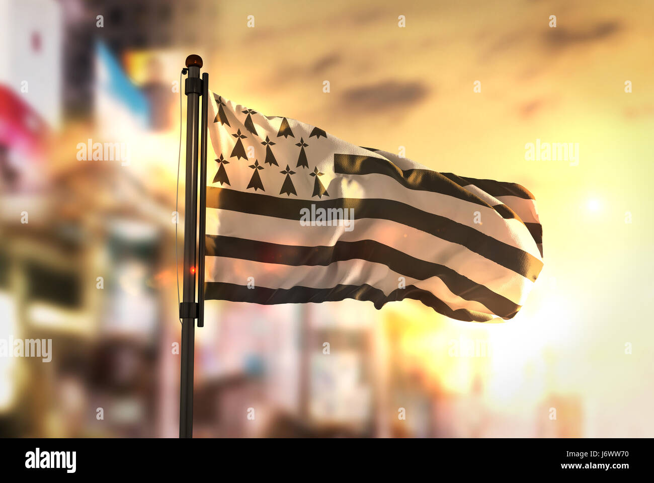 Brittany flag hi-res stock photography and images - Alamy