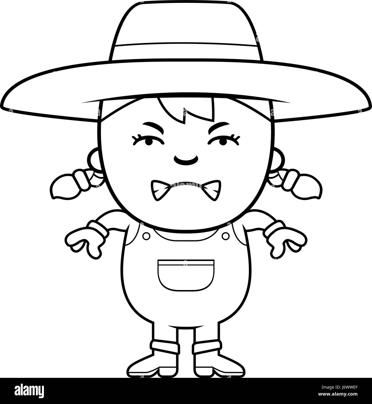 Angry Farmer Clip Art