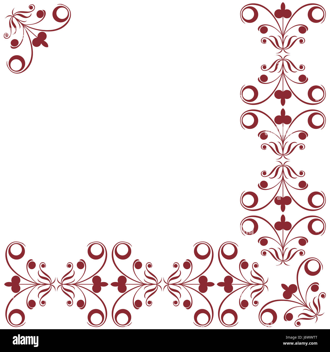 art deco curl border backdrop background object art isolated graphic ...