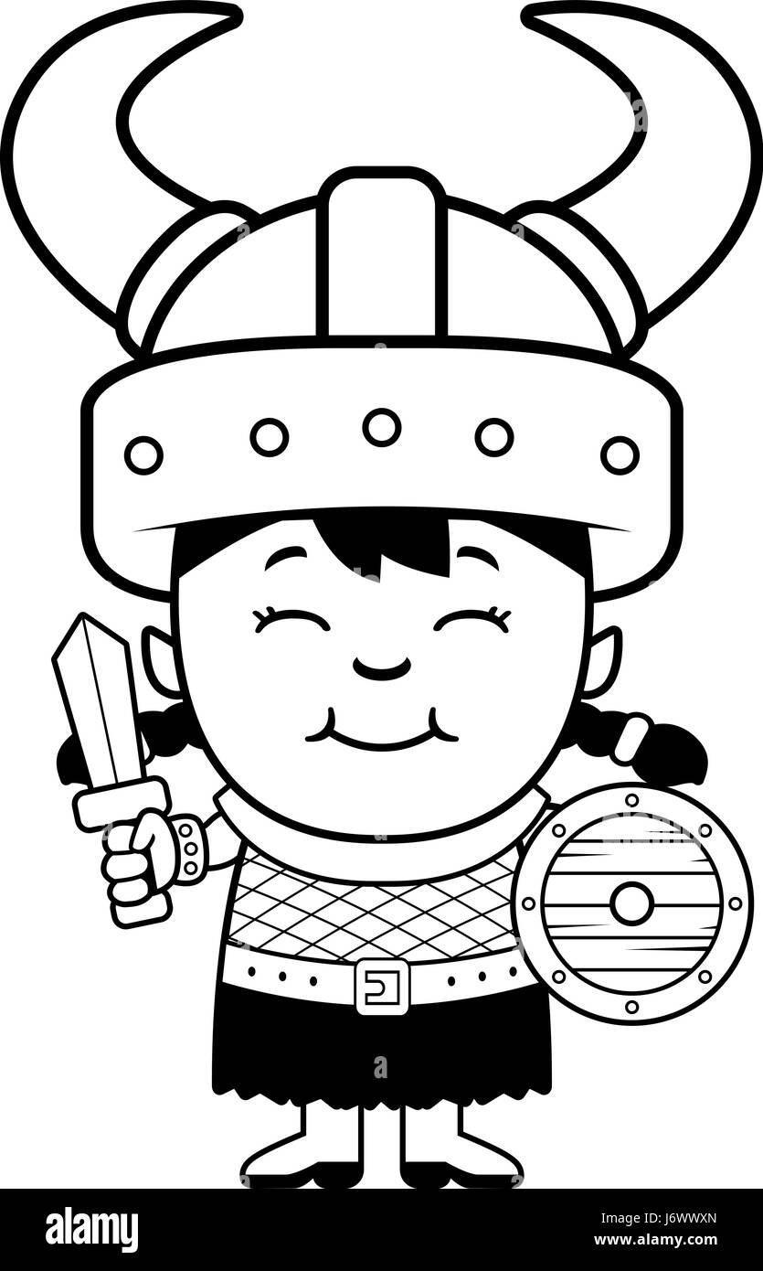 Orc warrior sword shield cartoon hi-res stock photography and images ...