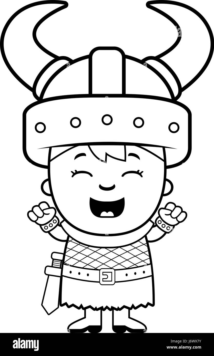 Viking Drawing For Kids