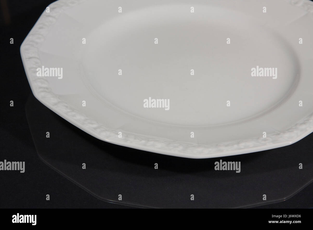 Angular china plate white hi-res stock photography and images - Alamy