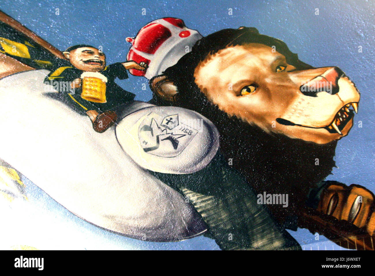 Graffiti animal draw hi-res stock photography and images - Alamy