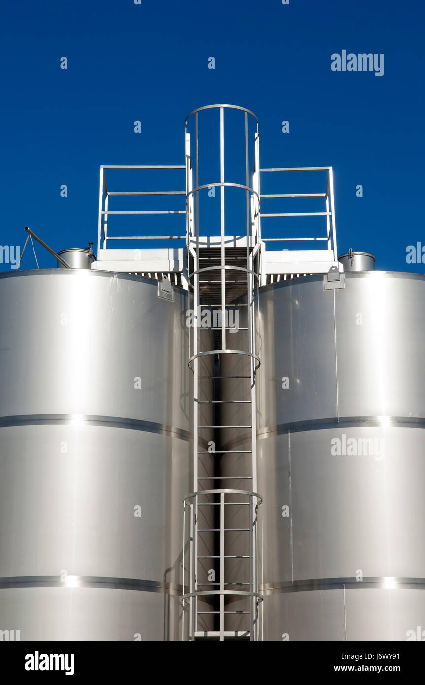 wine steel outdoor work factory tank fermentation winery stainless big ...