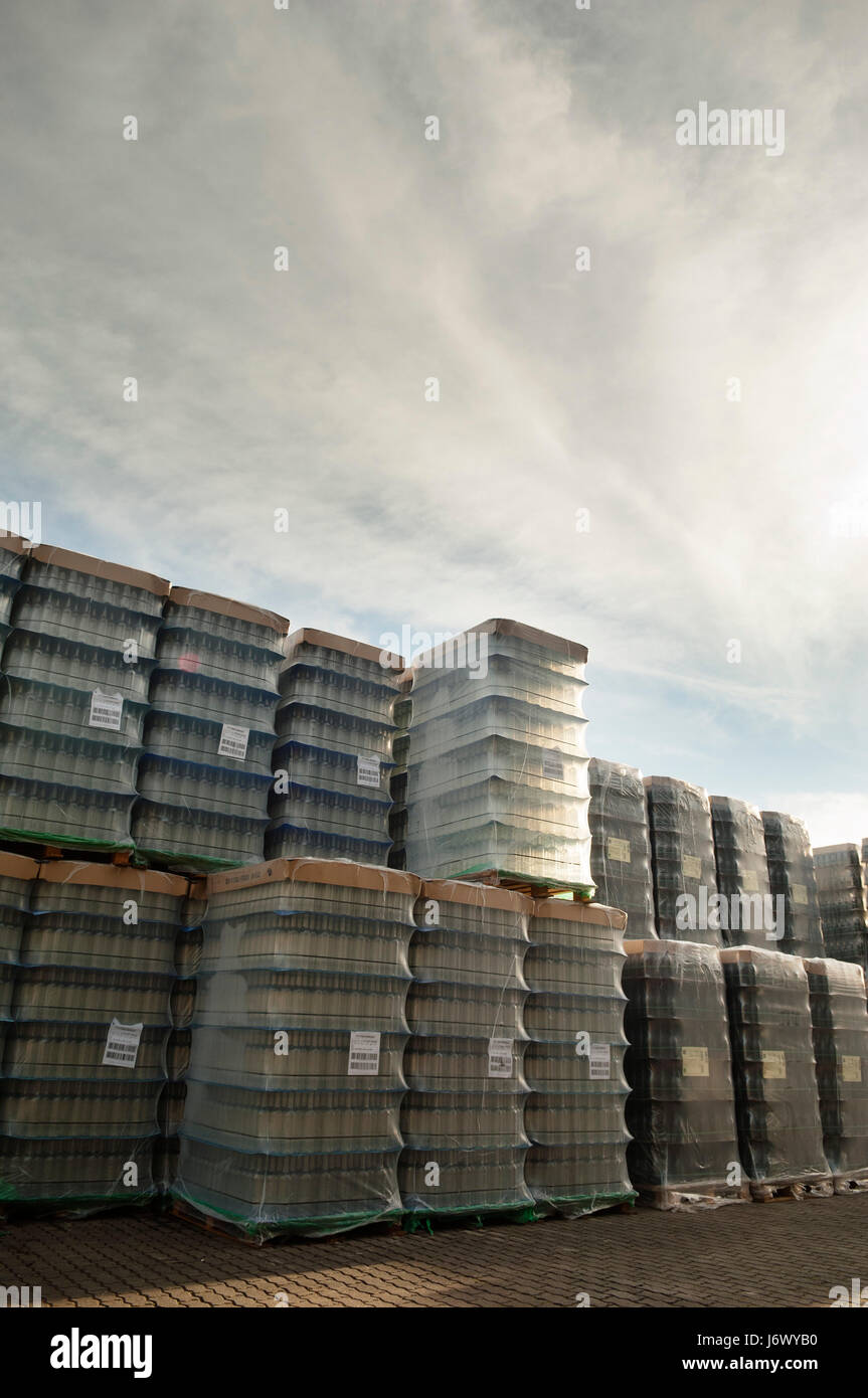 bottle stack plastic synthetic material stacked wrapped heap pile many ...