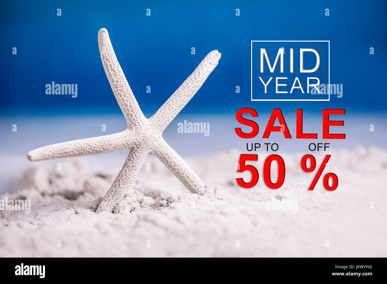 Mid year sale, discount and promotion concept decoration Stock Photo ...