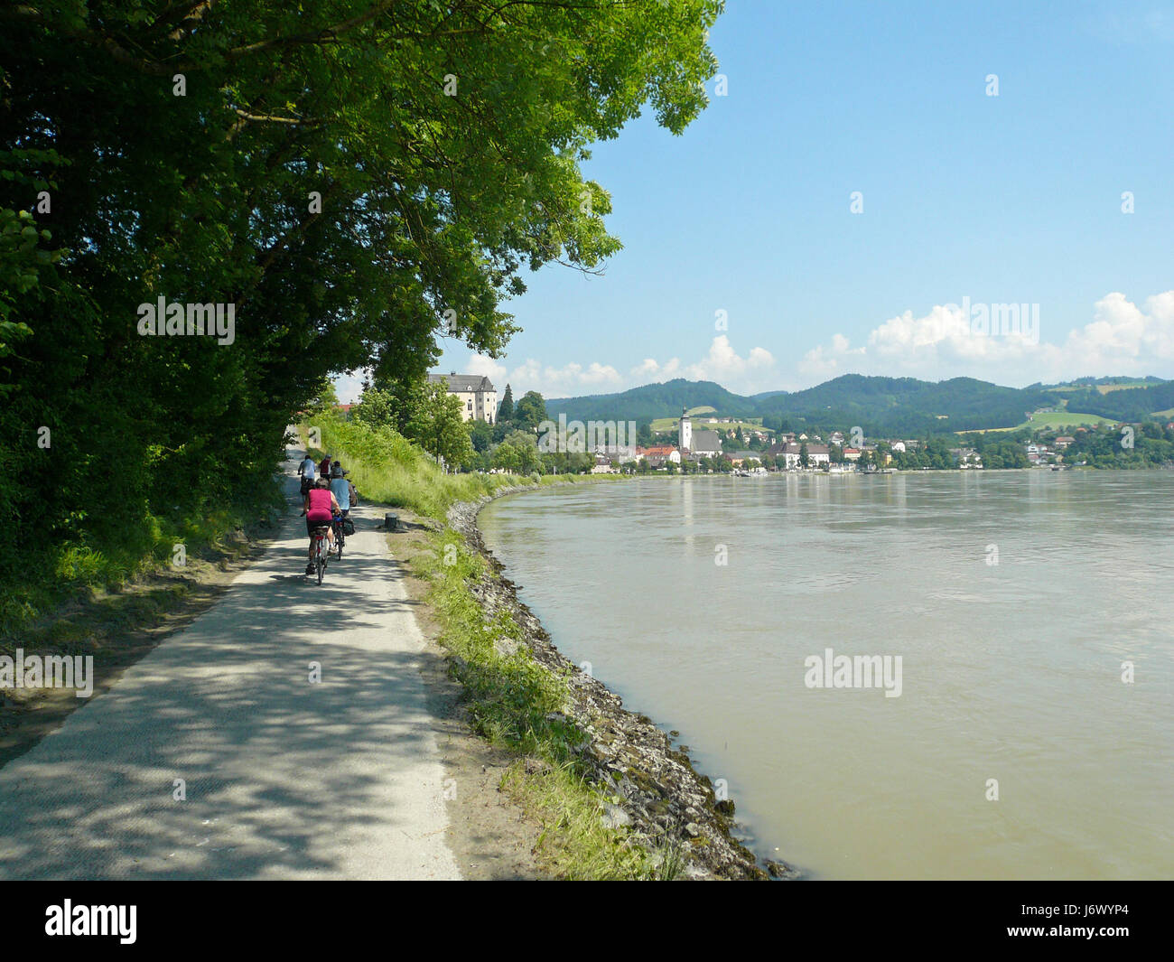 at the donau Stock Photo - Alamy