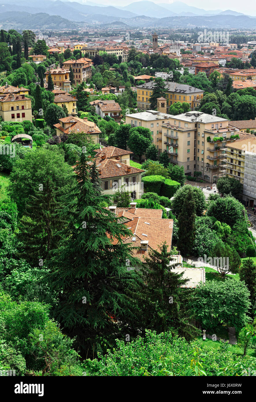 city town sight view outlook perspective vista panorama lookout italian ...