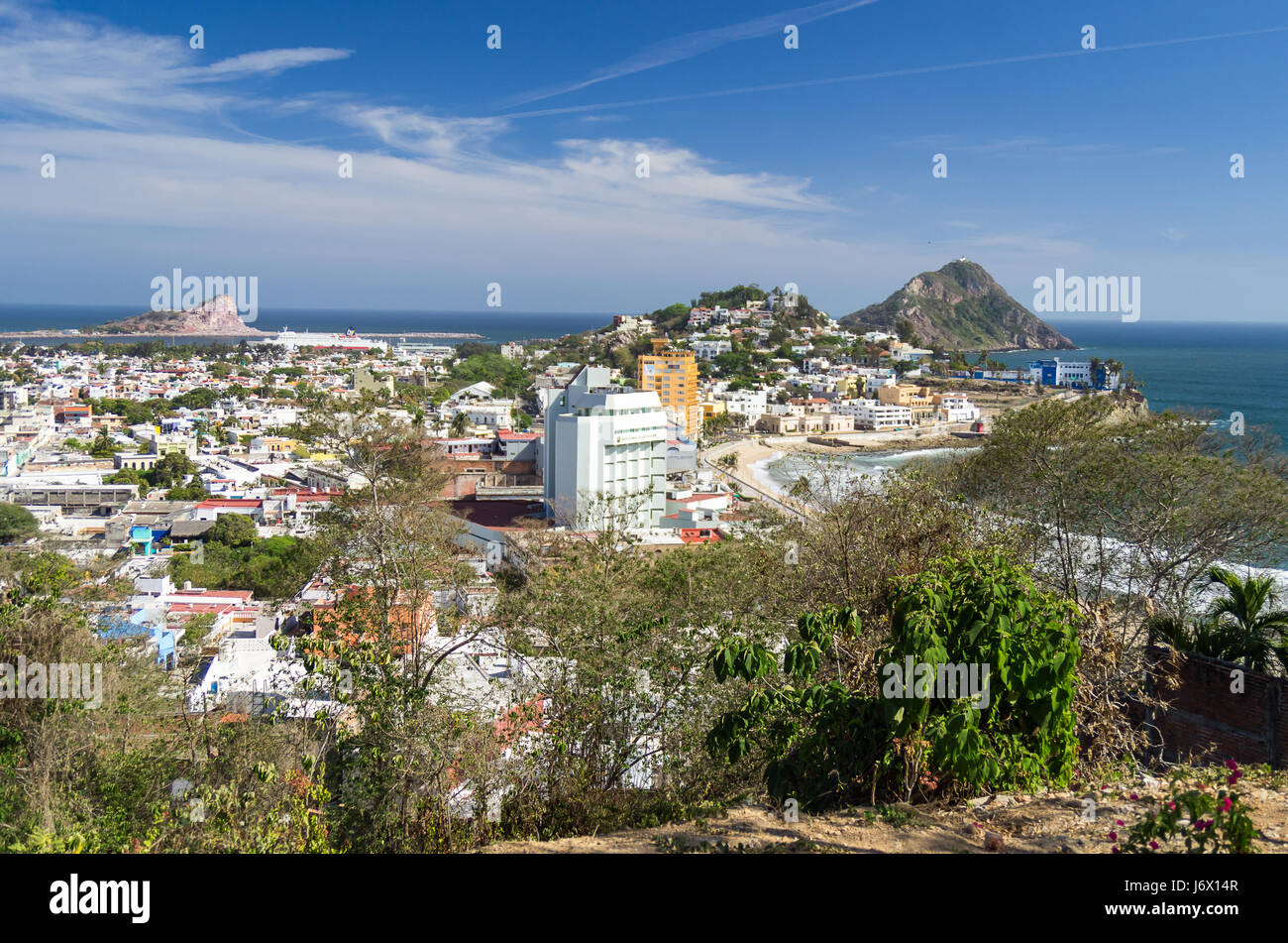 Mexico sinaloa state mazatlan skyline hi-res stock photography and ...
