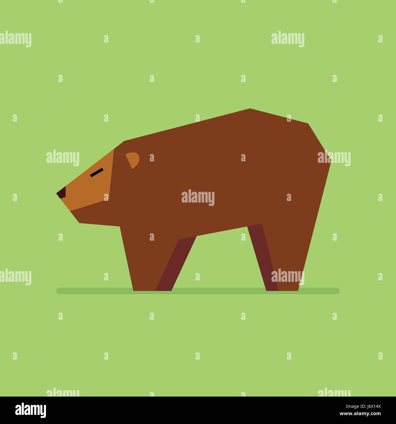 Stock Brown Bear Stock Vector Images - Alamy