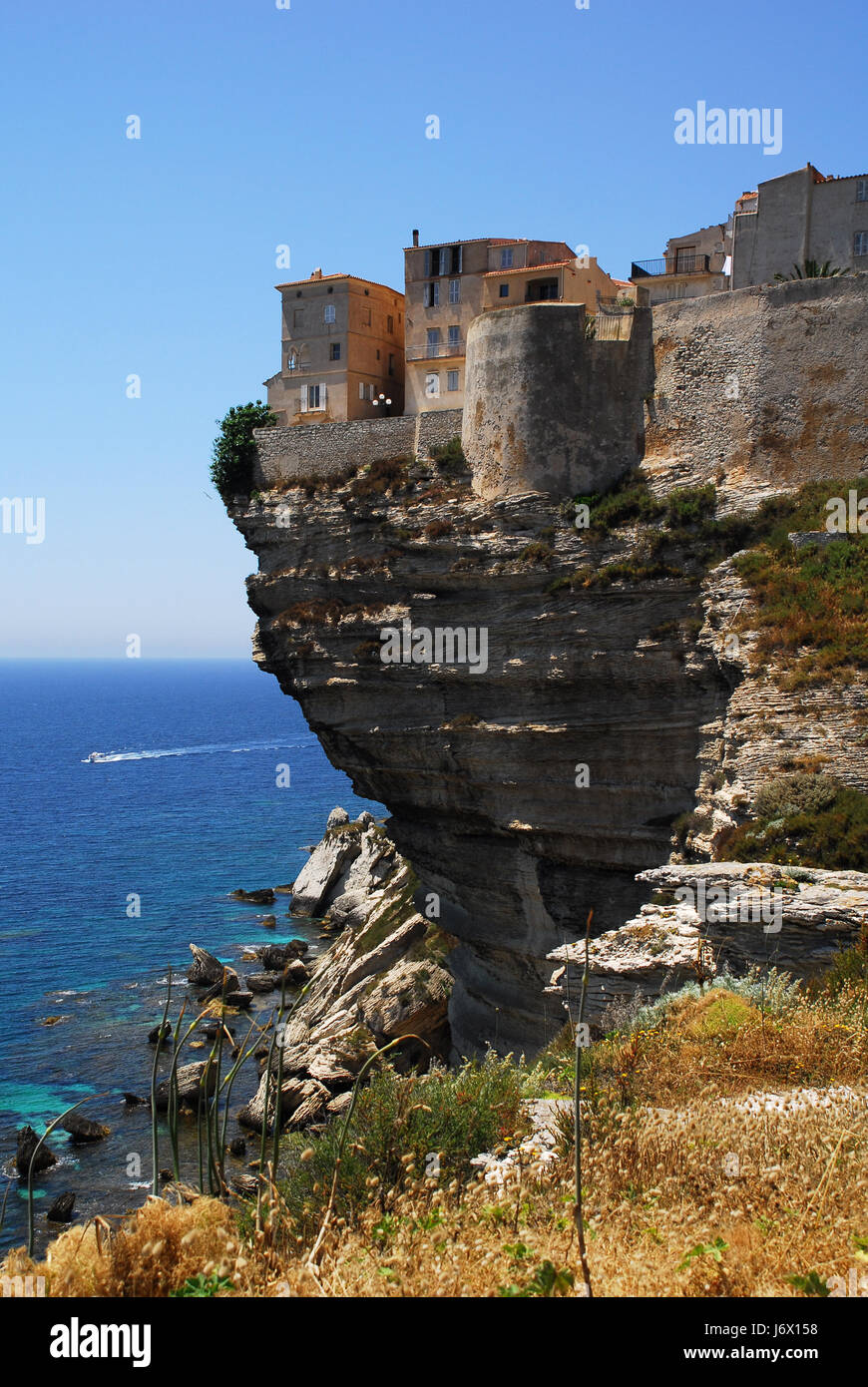 cliffs of bonifacio Stock Photo - Alamy