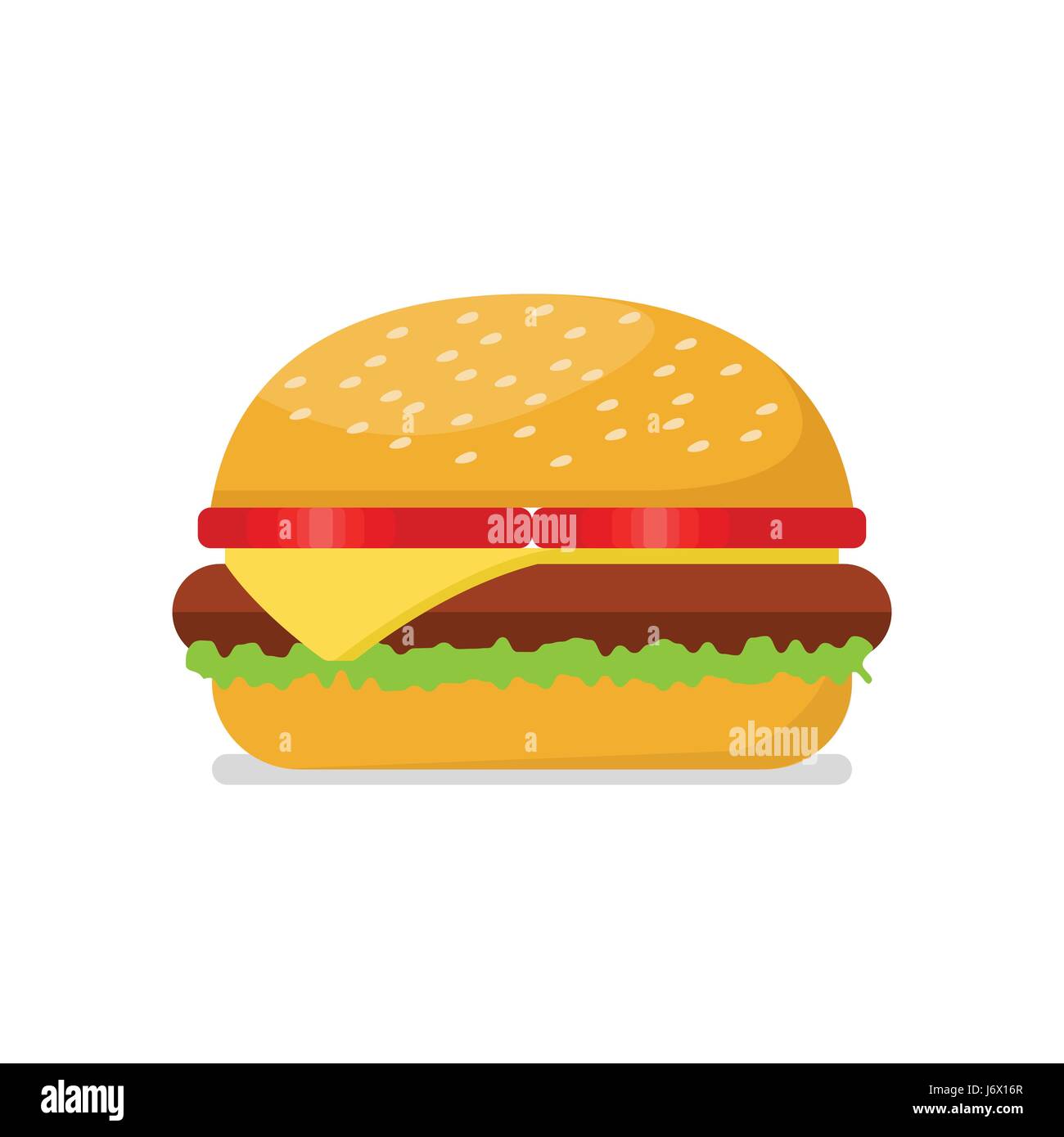 Sandwich meal in restaurant Stock Vector Images - Alamy