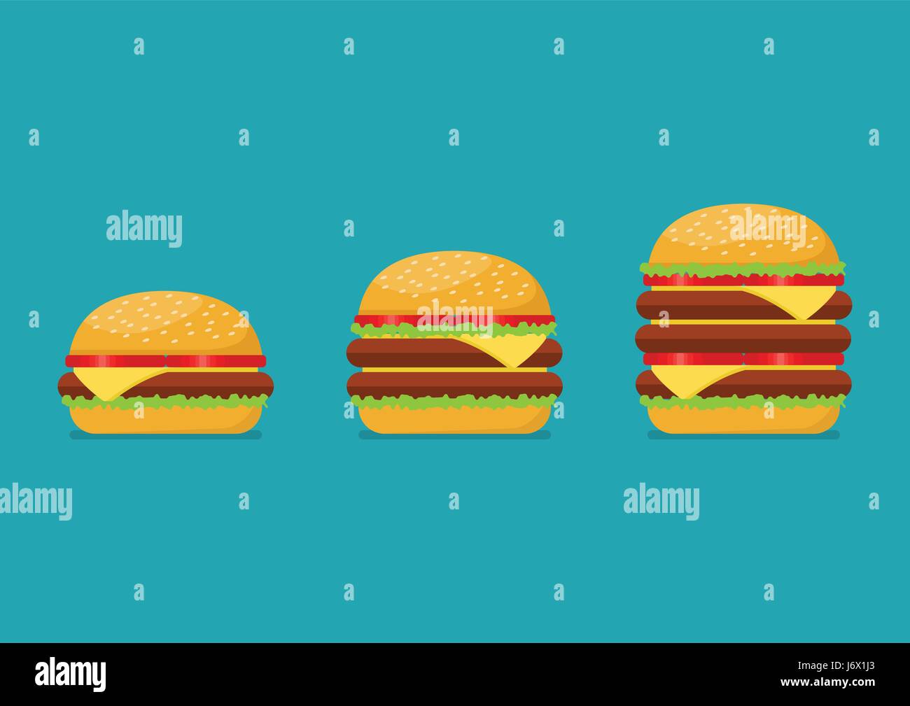 Triple cheese Stock Vector Images - Alamy