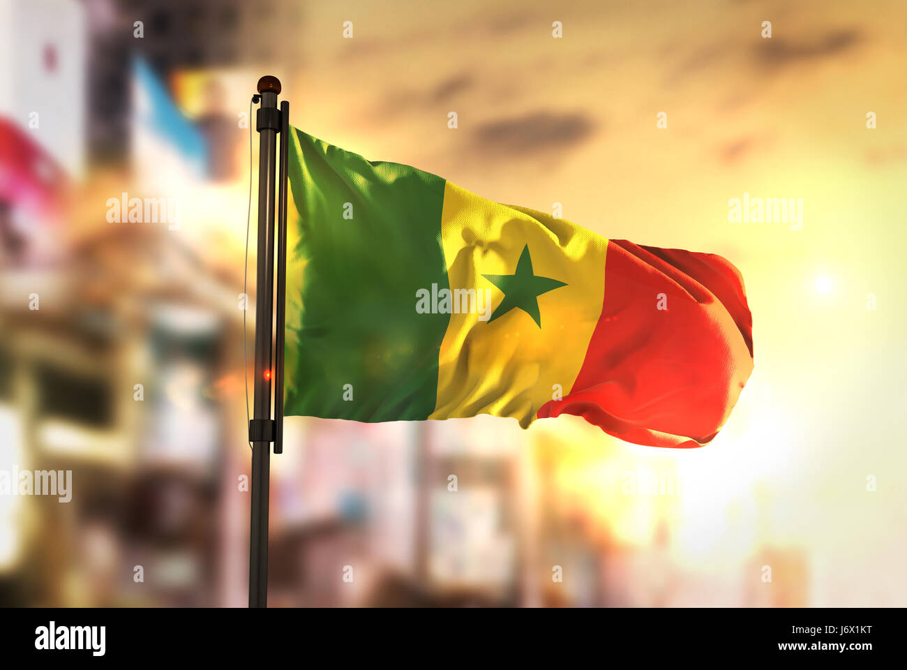 Senegal flag background hi-res stock photography and images - Alamy