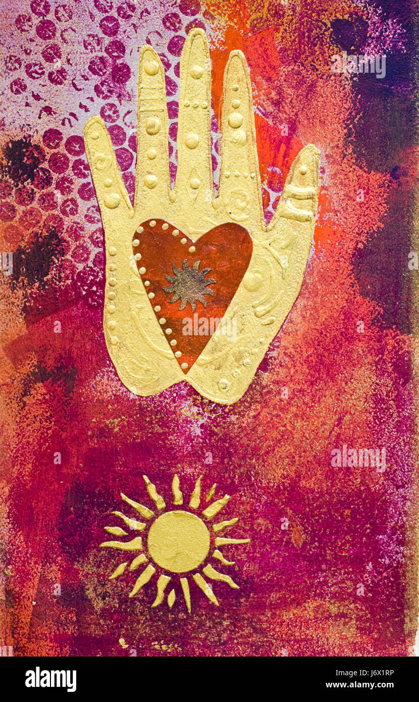 collage with hand Stock Photo - Alamy
