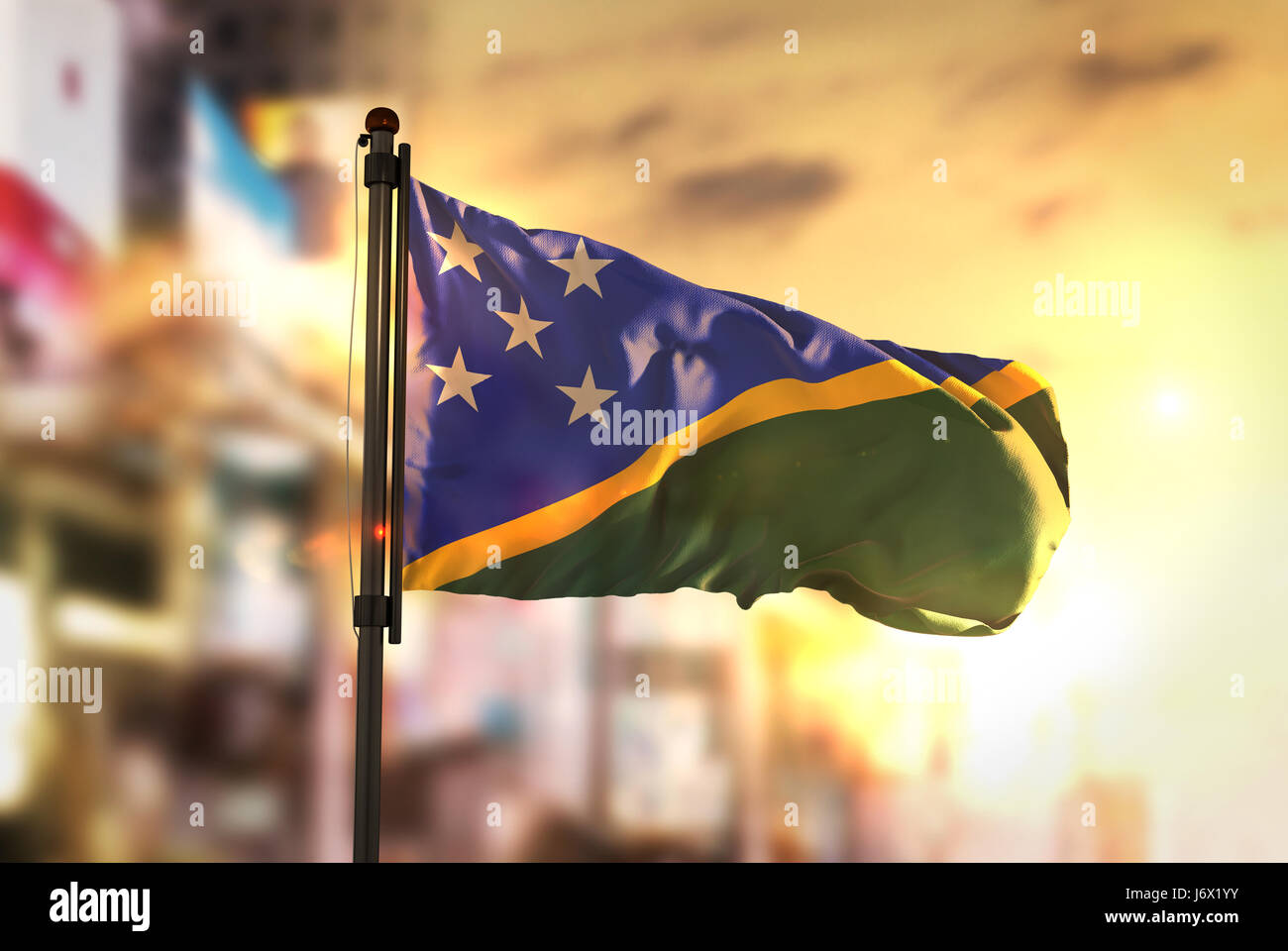 Honiara flag hi-res stock photography and images - Alamy