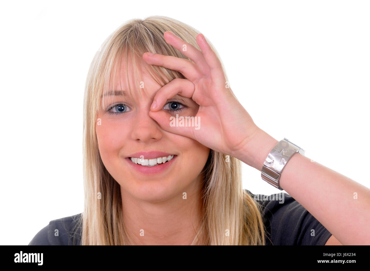 Lupe woman hi-res stock photography and images - Alamy