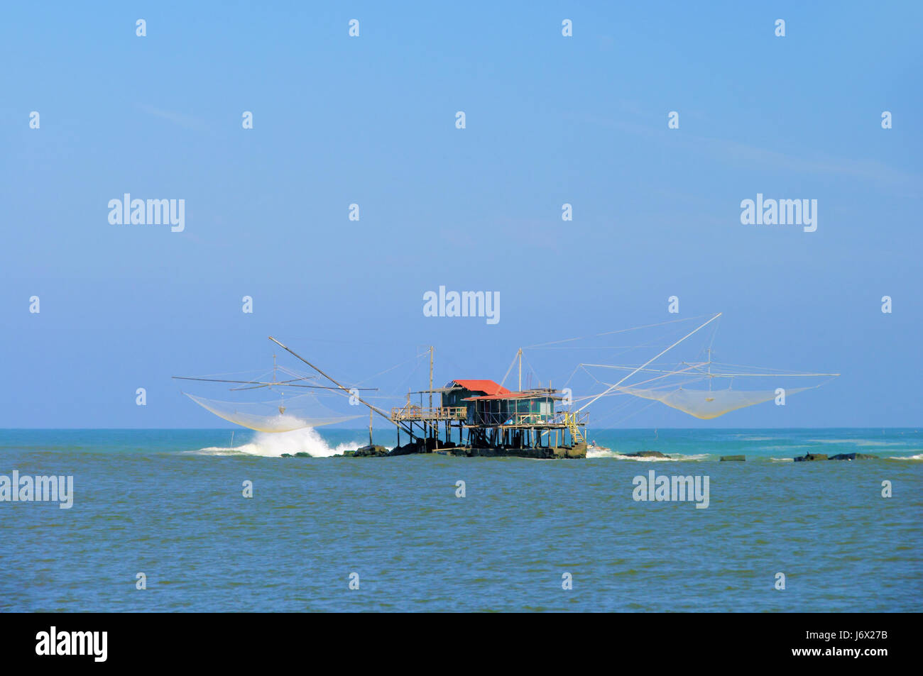 fischerhaus - fishing house 01 Stock Photo - Alamy